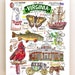 Virginia Print illustration State symbols Old Dominion.