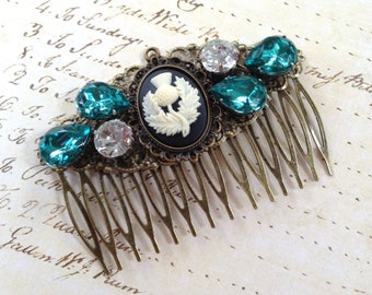 Celtic hair comb | Etsy