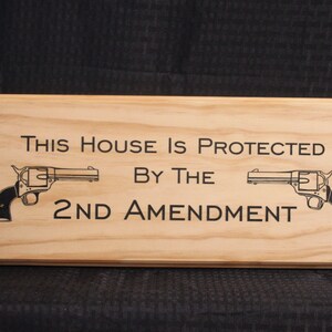2nd amendment sign | Etsy