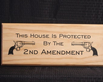 2nd amendment sign | Etsy