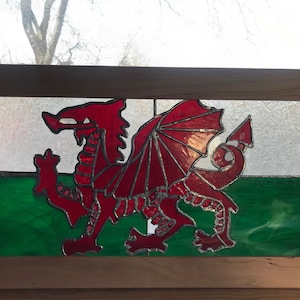 Stained glass dragon | Etsy