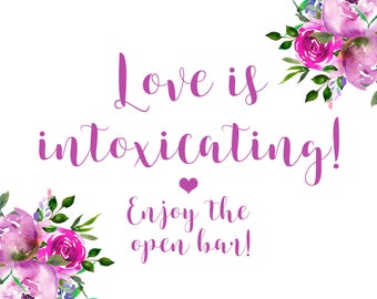 Love is intoxicating | Etsy