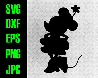 Minnie silhouette | Etsy