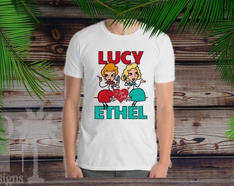 Lucy and ethel | Etsy