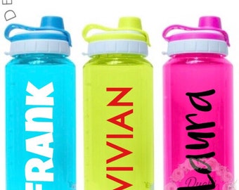 Water bottle decal | Etsy