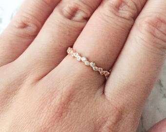 Gold bubble ring | Etsy