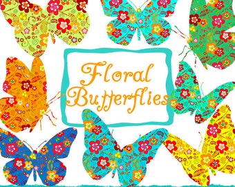 Butterfly clip art | Etsy