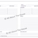 EDITABLE Printable Recipe Sheets Template Meal Planning