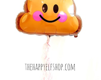 Poop emoji balloon | Etsy