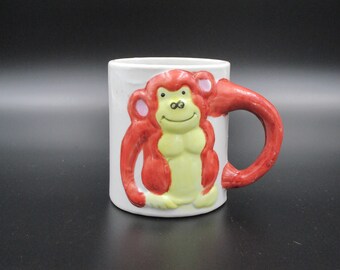 Monkey mug | Etsy