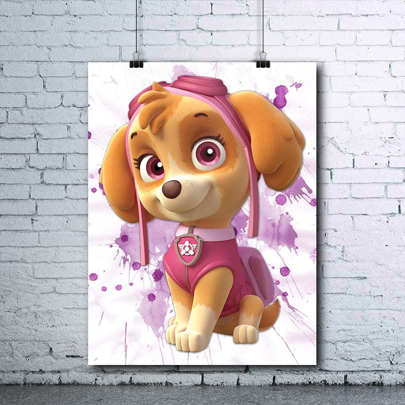 Paw Patrol Birthday Skye Paw Patrol Party Skye Poster