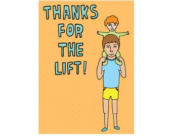 Thanks for the ride | Etsy