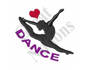Dance embroidery | Etsy