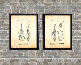 Violin blueprint | Etsy