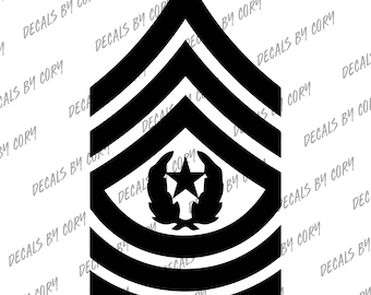 Sergeant major | Etsy