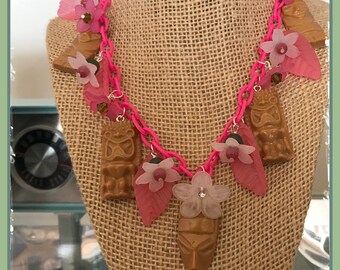 Tiki necklace | Etsy