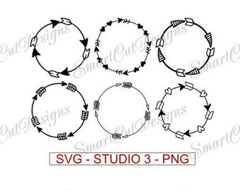 Arrow monogram | Etsy