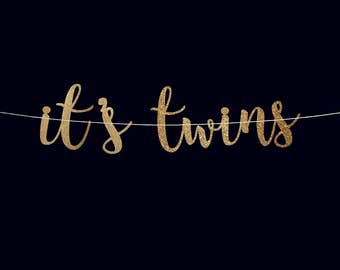 Its twins banner | Etsy