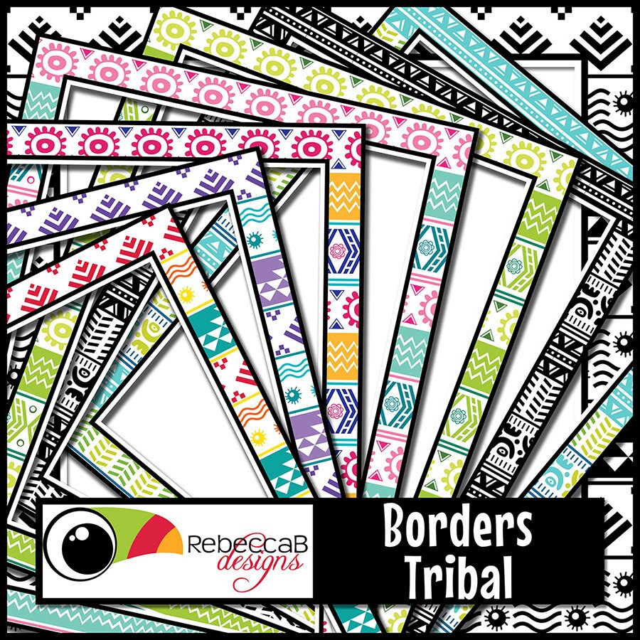 Tribal Clipart Tribal Borders Clip Art Borders Tribal