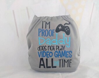 Video game diaper | Etsy
