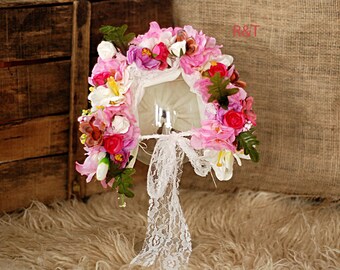 Flower bonnet | Etsy