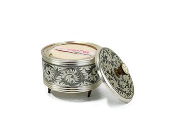 Musical powder box | Etsy