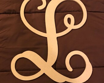 Monogram letter l | Etsy