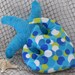 Angel fish pillow minky angel fish stuffed angel fish