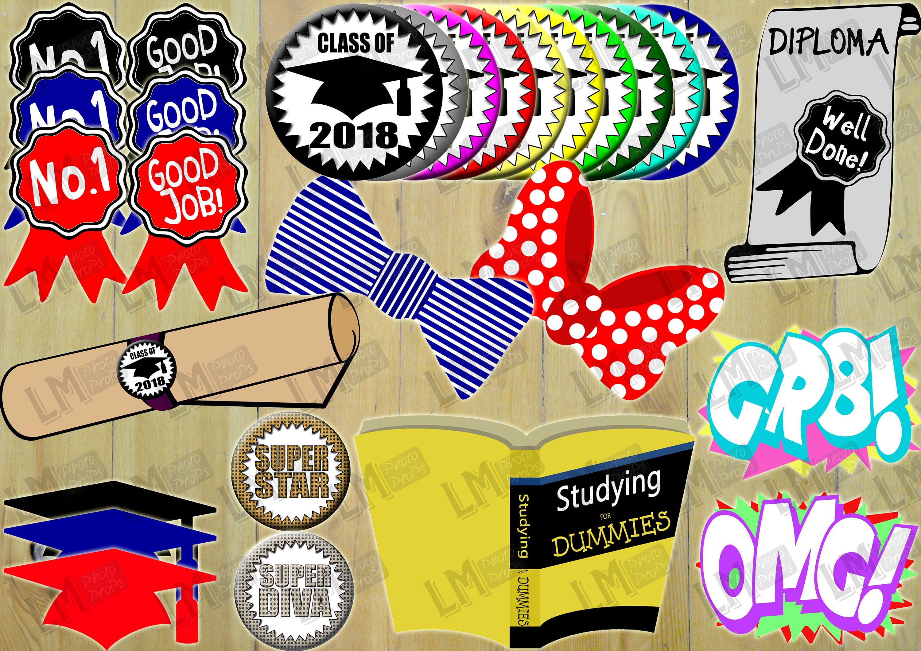 Graduation Photo Props Graduation Party Props Graduation