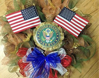 Army wreath | Etsy