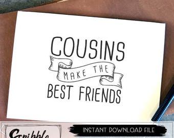 Cousins print | Etsy