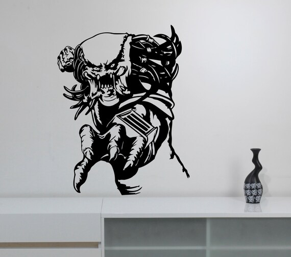 Predator Wall Sticker Removable Vinyl Decal Horror Alien Movie