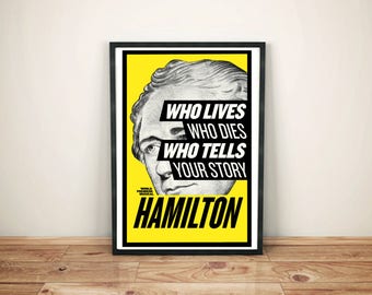 Hamilton poster | Etsy