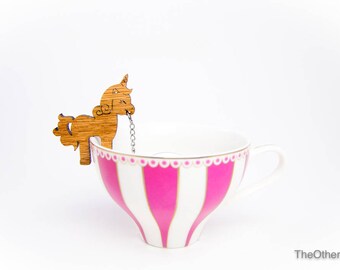 Tea Buddy™ giraffe tea infuser loose leaf tea steeper tea