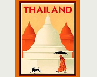 Thailand sticker | Etsy