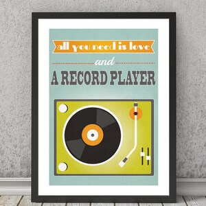 Turntable art | Etsy