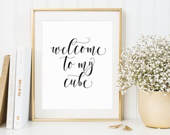Welcome to my cube | Etsy