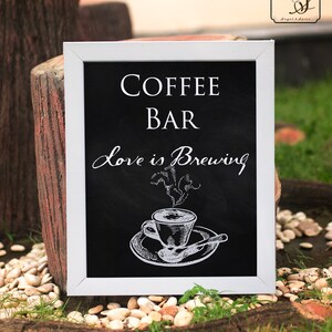 Coffee chalkboard | Etsy