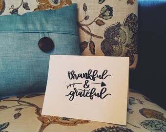 Grateful pun card | Etsy