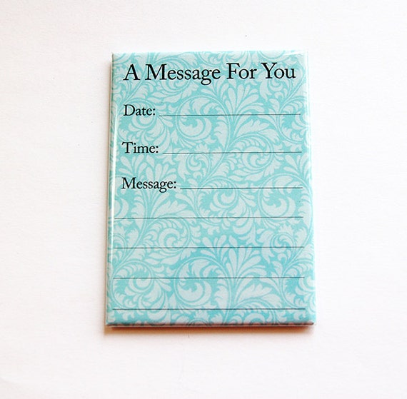 Dry Erase message board Message magnet Office Magnet Fridge