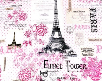 Paris fabric | Etsy