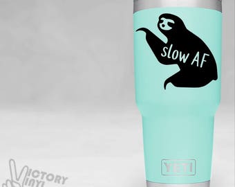 Sloth bumper sticker | Etsy