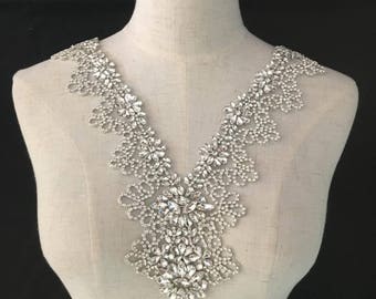 Neckline applique | Etsy