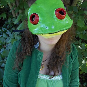 Frog mask | Etsy