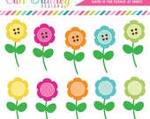 Items similar to Spring Flowers Clipart Clip Art Personal and ...