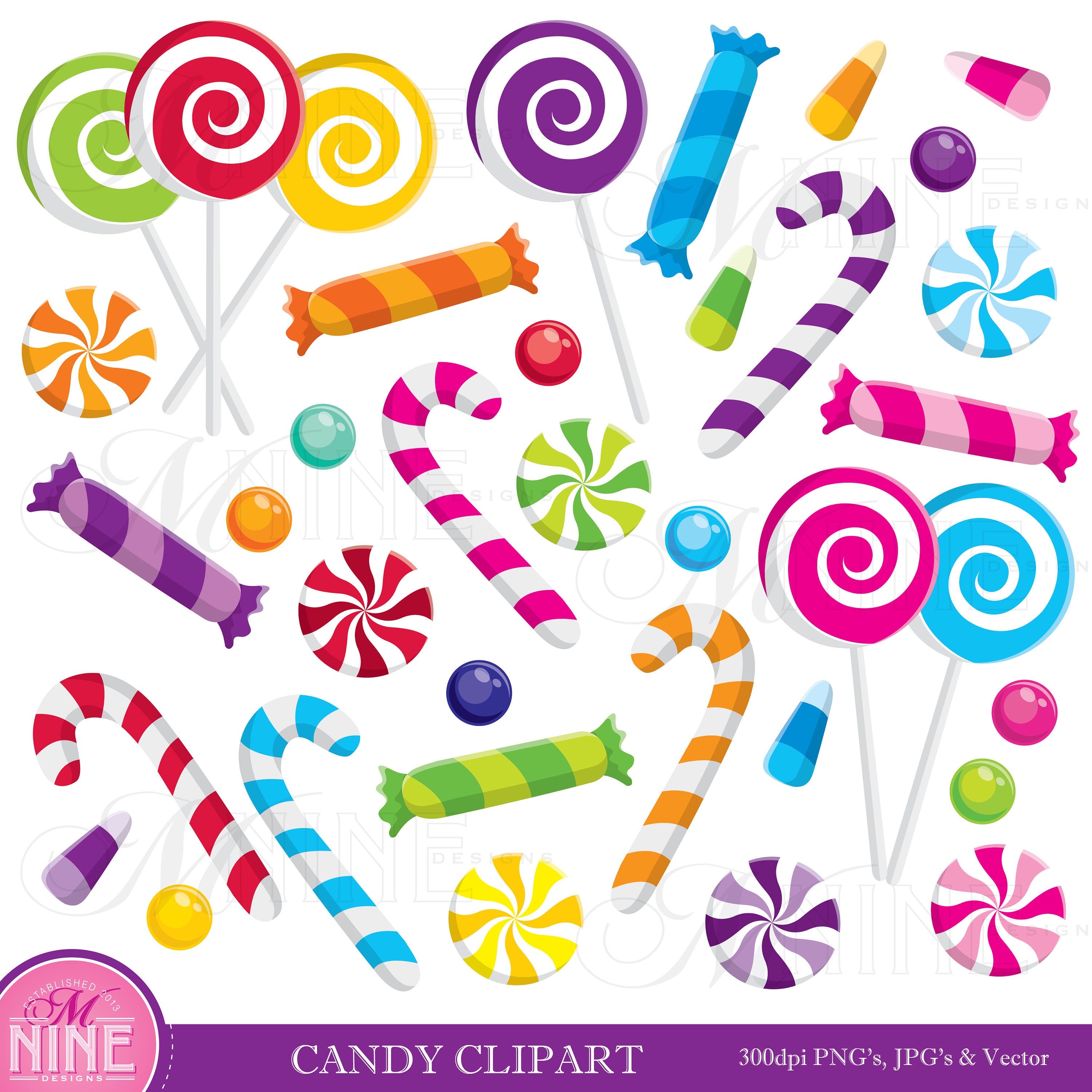 CANDY Clip Art / CANDY Clipart Downloads / Candy Theme Party