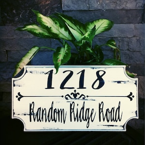 Address plaques | Etsy