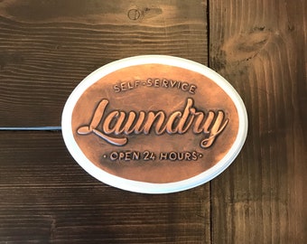 Laundry sign | Etsy