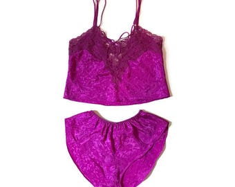 Purple lingerie | Etsy