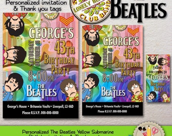 Beatles invitation | Etsy